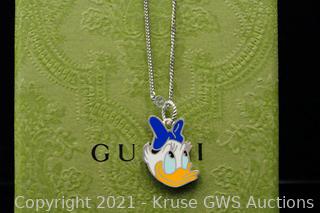 Gucci x Disney Daisy Duck Necklace Sold Out Auction Kruse GWS Auctions